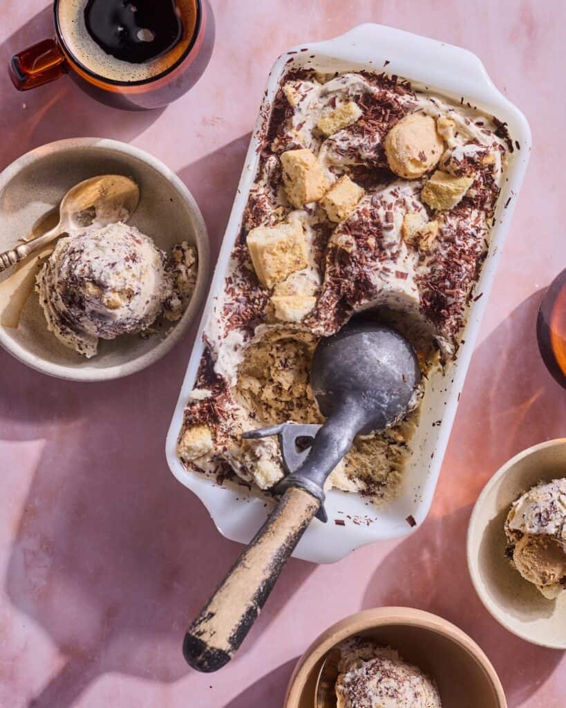 Tiramisu Ice Cream - What's Gaby Cooking