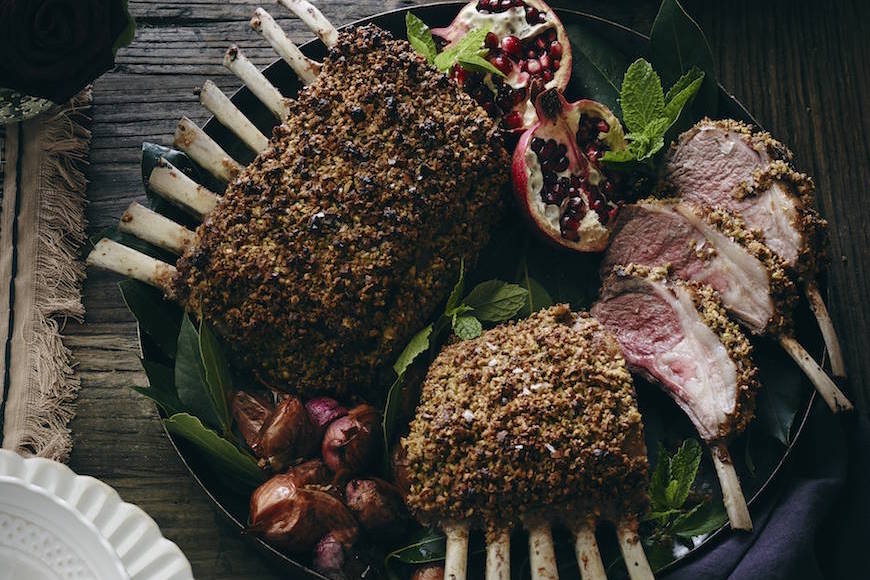Pistachio Crusted Rack Of Lamb - What's Gaby Cooking