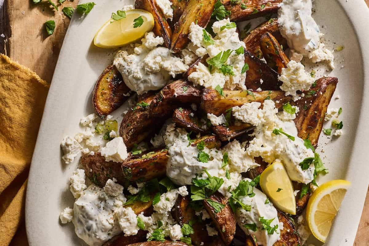 Tzatziki Greek Fries - What's Gaby Cooking
