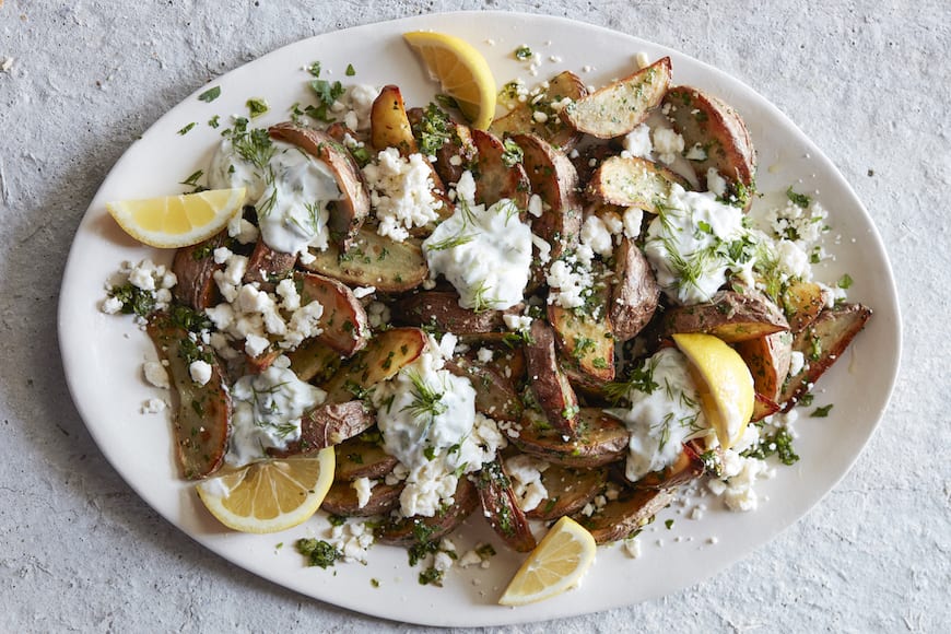 Tzatziki Greek Fries - What's Gaby Cooking