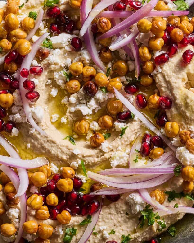 Loaded Hummus - What's Gaby Cooking
