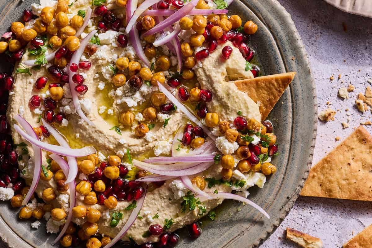 Loaded Hummus - What's Gaby Cooking