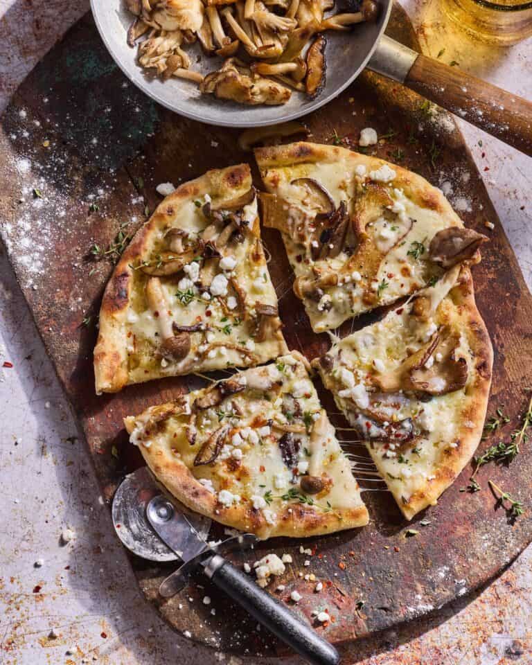 Caramelized Wild Mushroom Pizza - What's Gaby Cooking