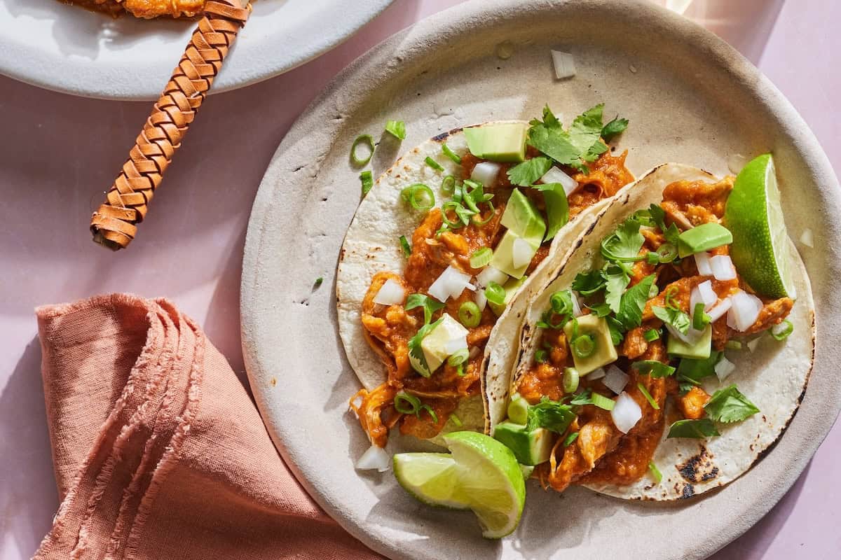 Perfect Chicken Tinga Tacos - What's Gaby Cooking