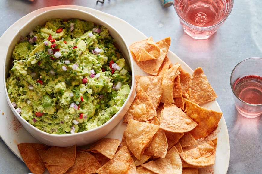 Roasted Chili Pepper Guacamole - What's Gaby Cooking