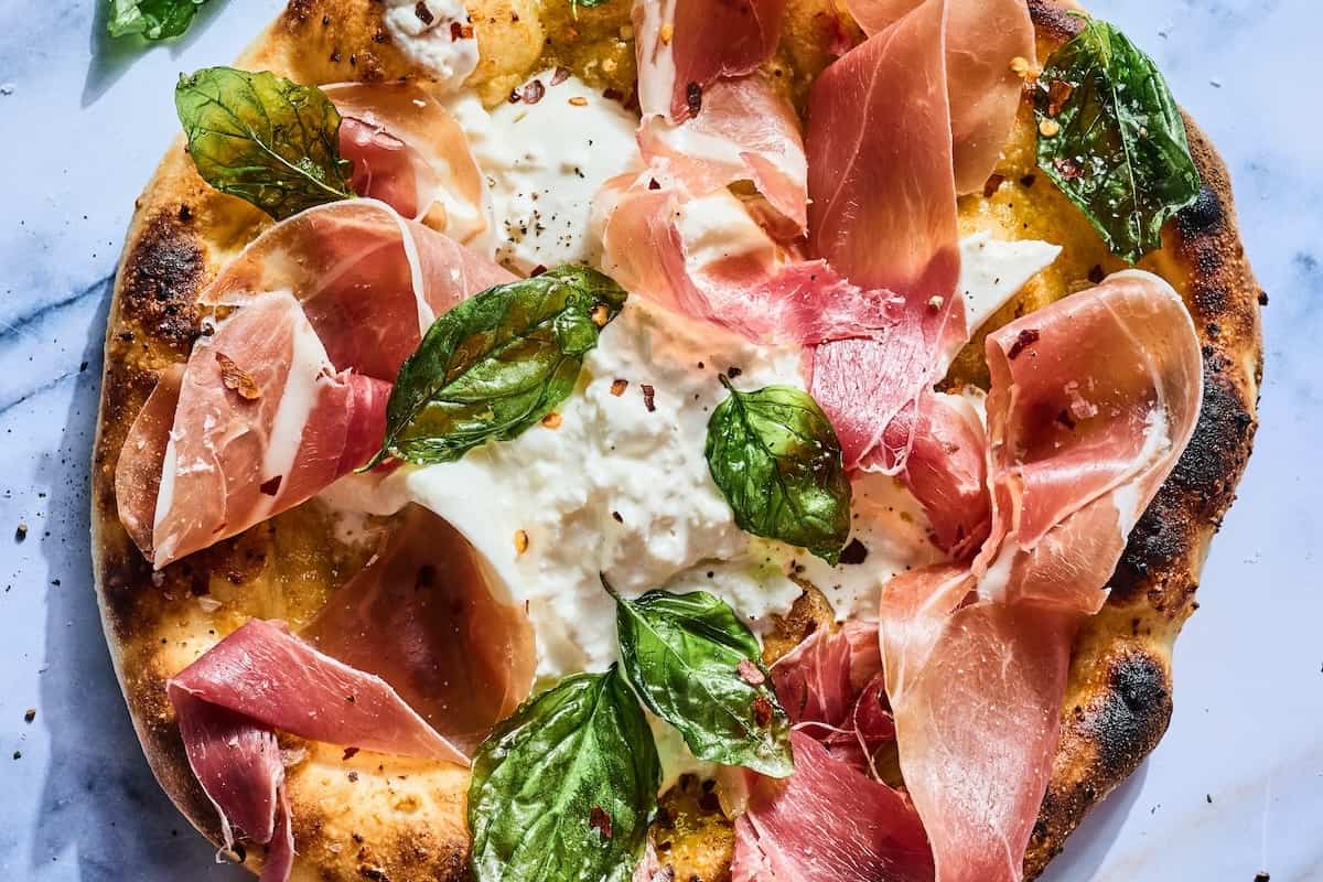 Burrata Pizza Pie - What's Gaby Cooking