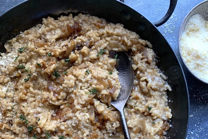 Caramelized Onion Risotto - What's Gaby Cooking