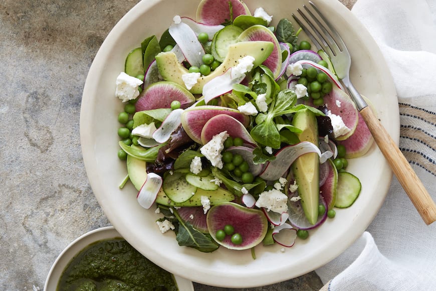 Spring Pea Salad - What's Gaby Cooking