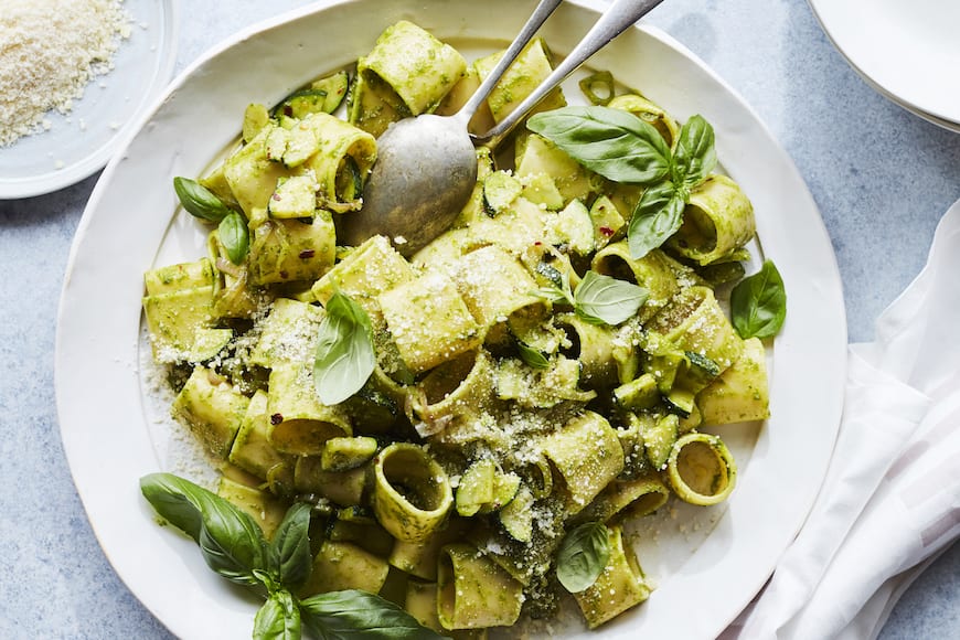 Basil Vinaigrette Pasta (The ONLY Summer Pasta You Need)!