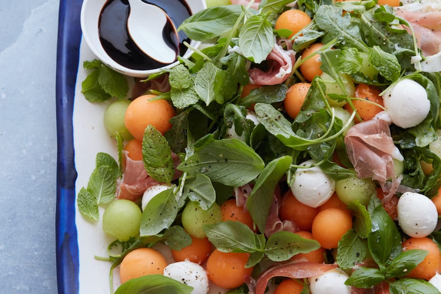 Prosciutto and Melon Salad - Sweet and Salty Perfection