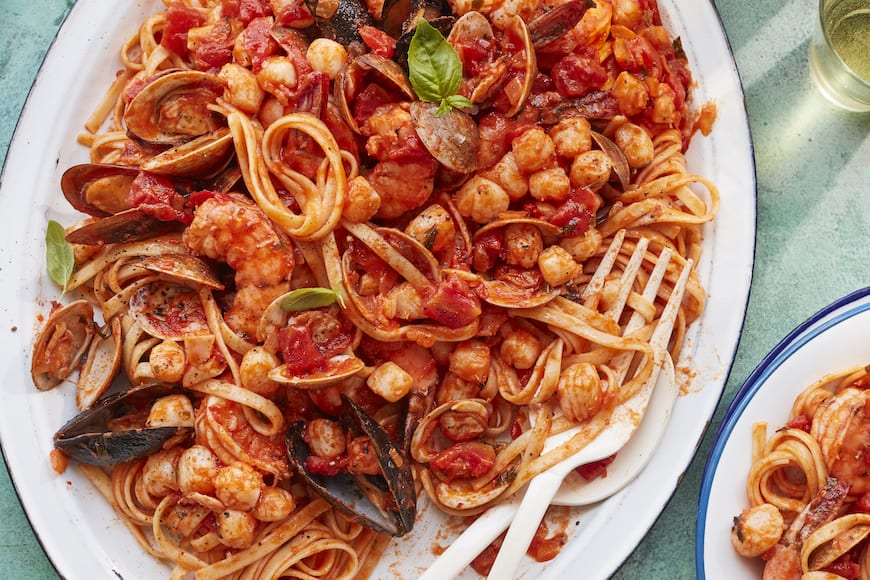 Seafood Pasta - What's Gaby Cooking