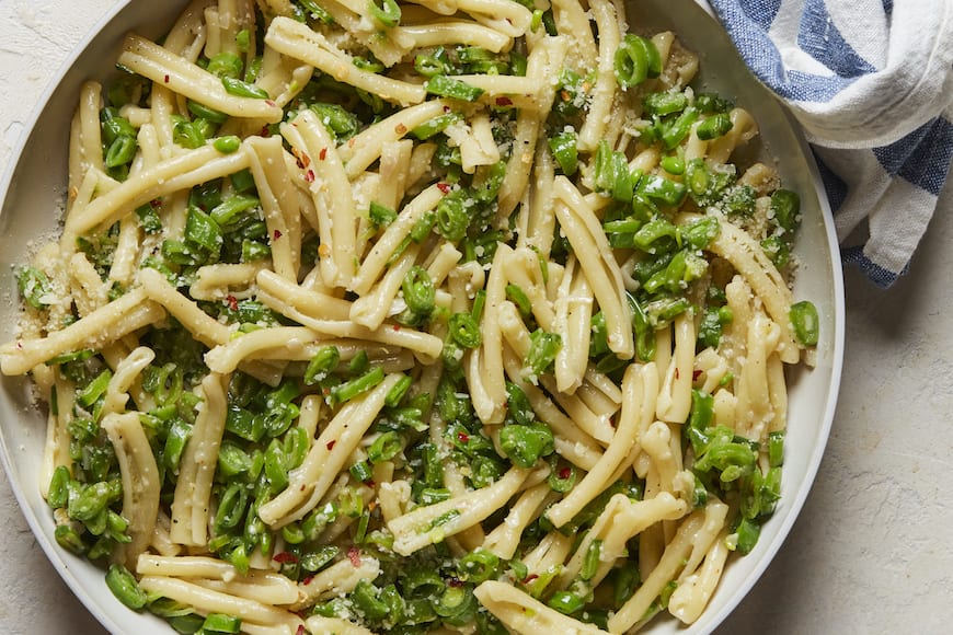 Snap Pea Pasta - What's Gaby Cooking