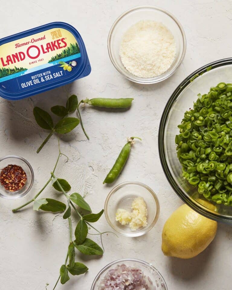 20 Minute Snap Pea Pasta - What's Gaby Cooking