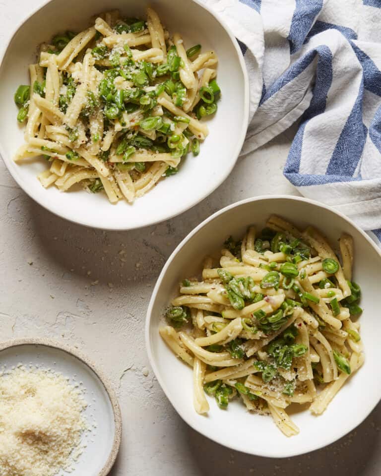 20 Minute Snap Pea Pasta - What's Gaby Cooking