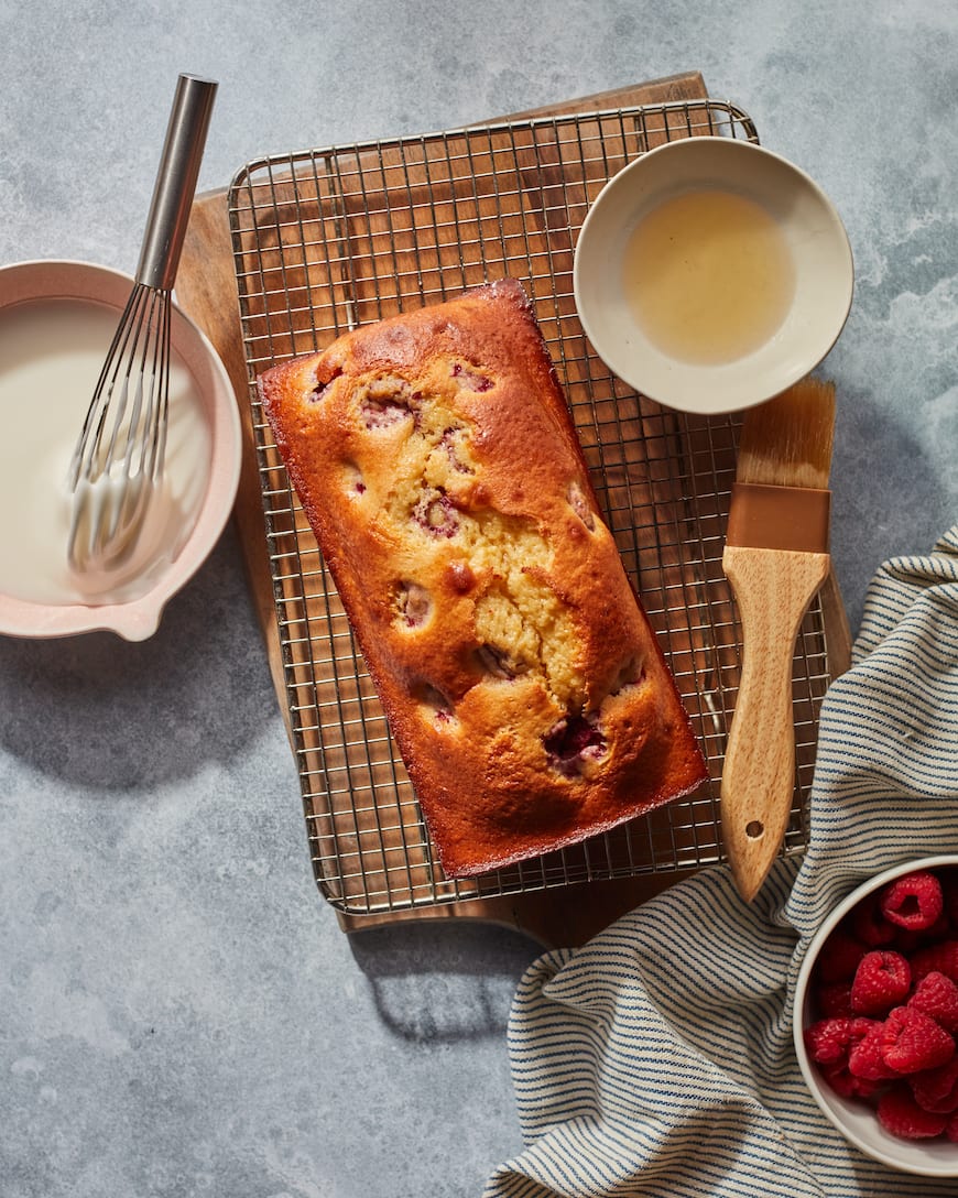 Lemon Raspberry Yogurt Cake - What's Gaby Cooking