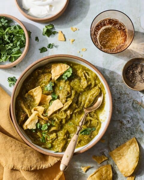 Chicken Chili Verde - What's Gaby Cooking