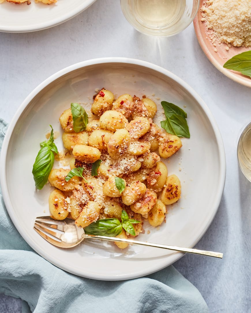 Crispy Cheesy Gnocchi - What's Gaby Cooking