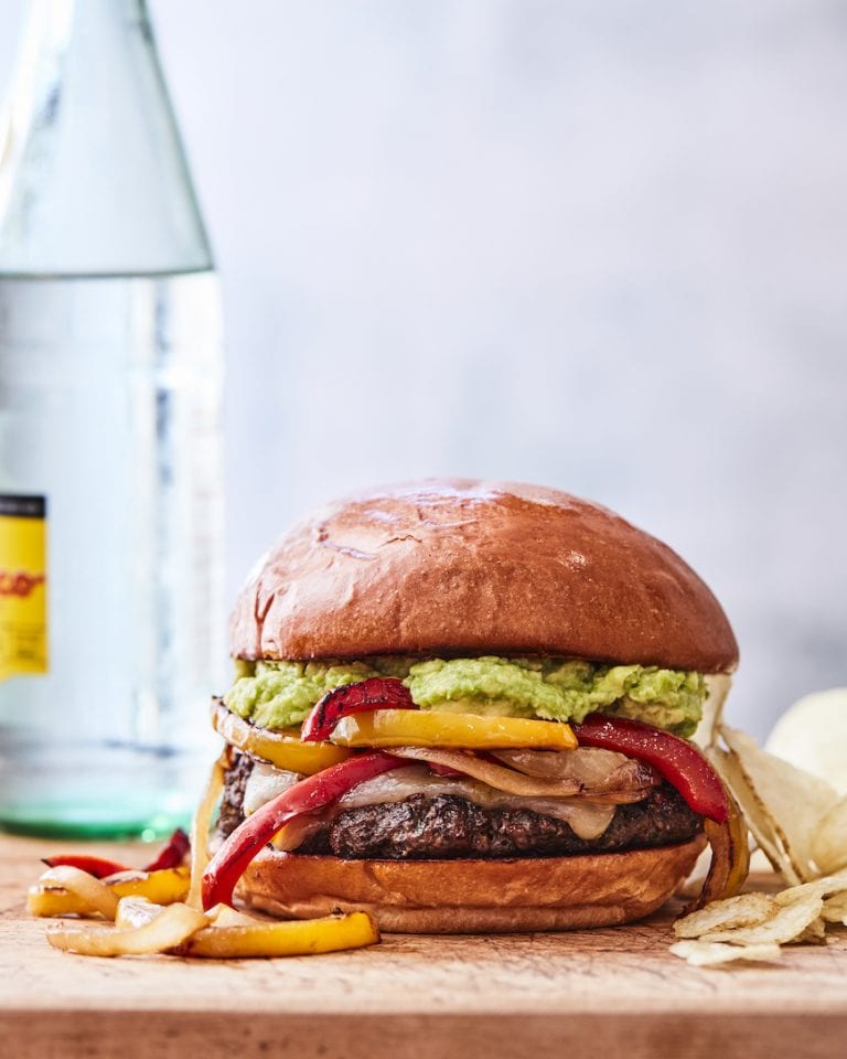 50/50 Mushroom Beef Burger - What's Gaby Cooking