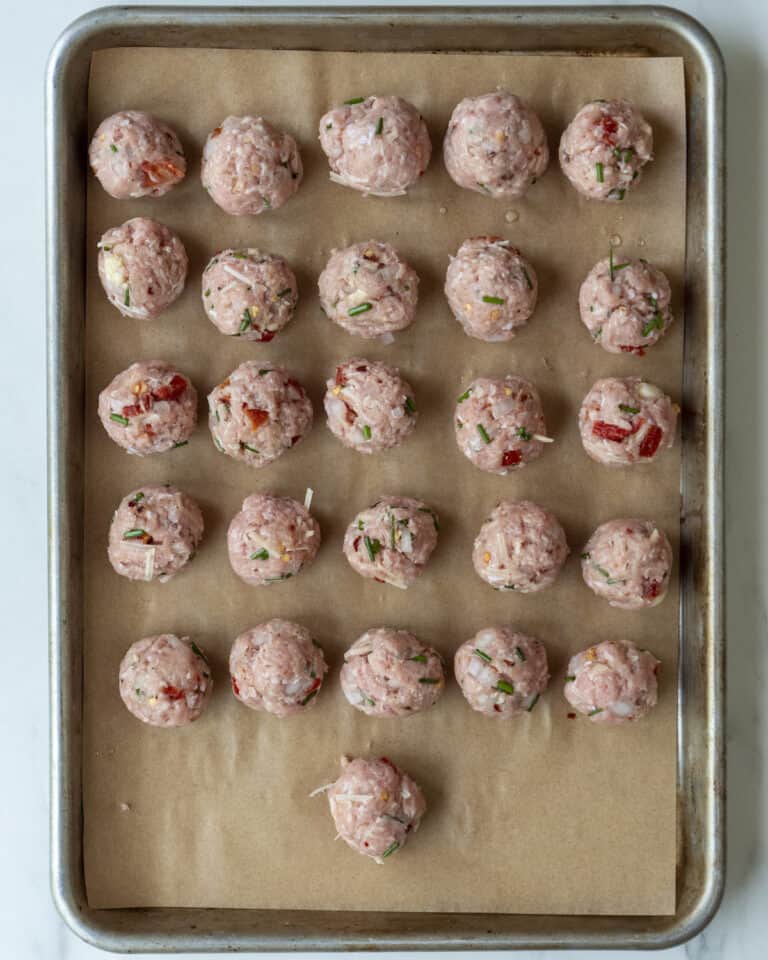 Summer Turkey Meatballs With Angel Hair - What's Gaby Cooking
