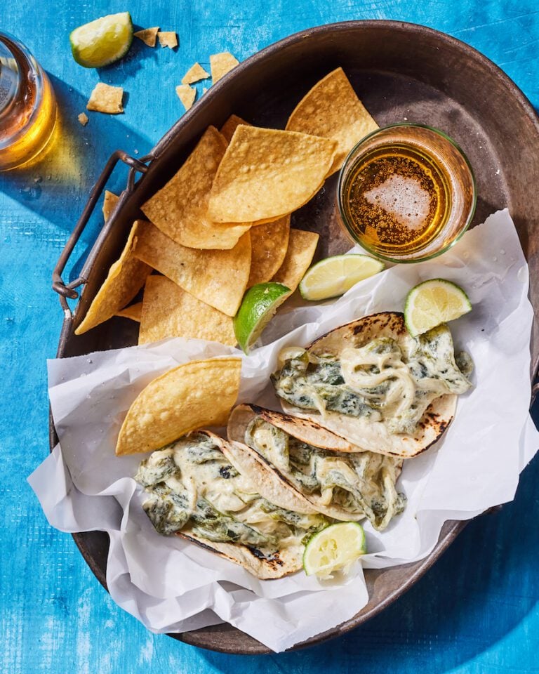 Rajas Con Queso Tacos - What's Gaby Cooking