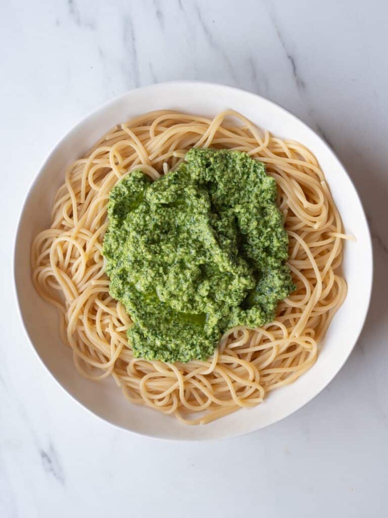 Easy Pesto Pasta - What's Gaby Cooking