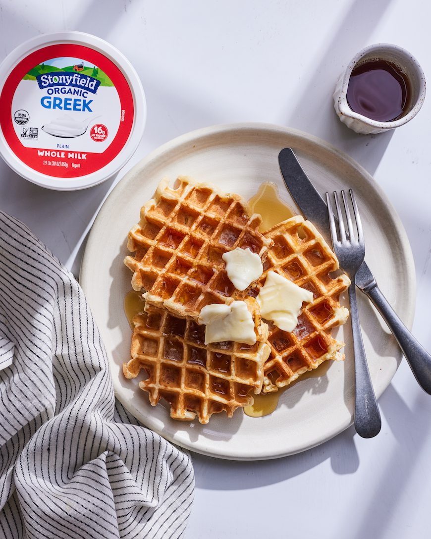 Greek Yogurt Waffles - What's Gaby Cooking