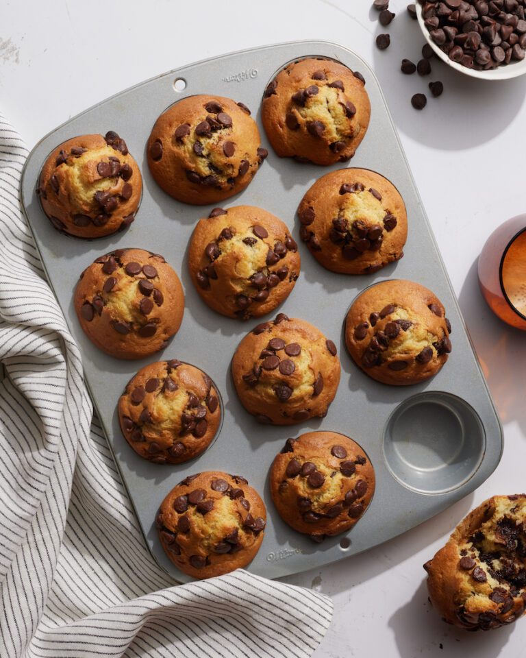 Soft And Moist Chocolate Chip Muffins | Ridiculously Perfect