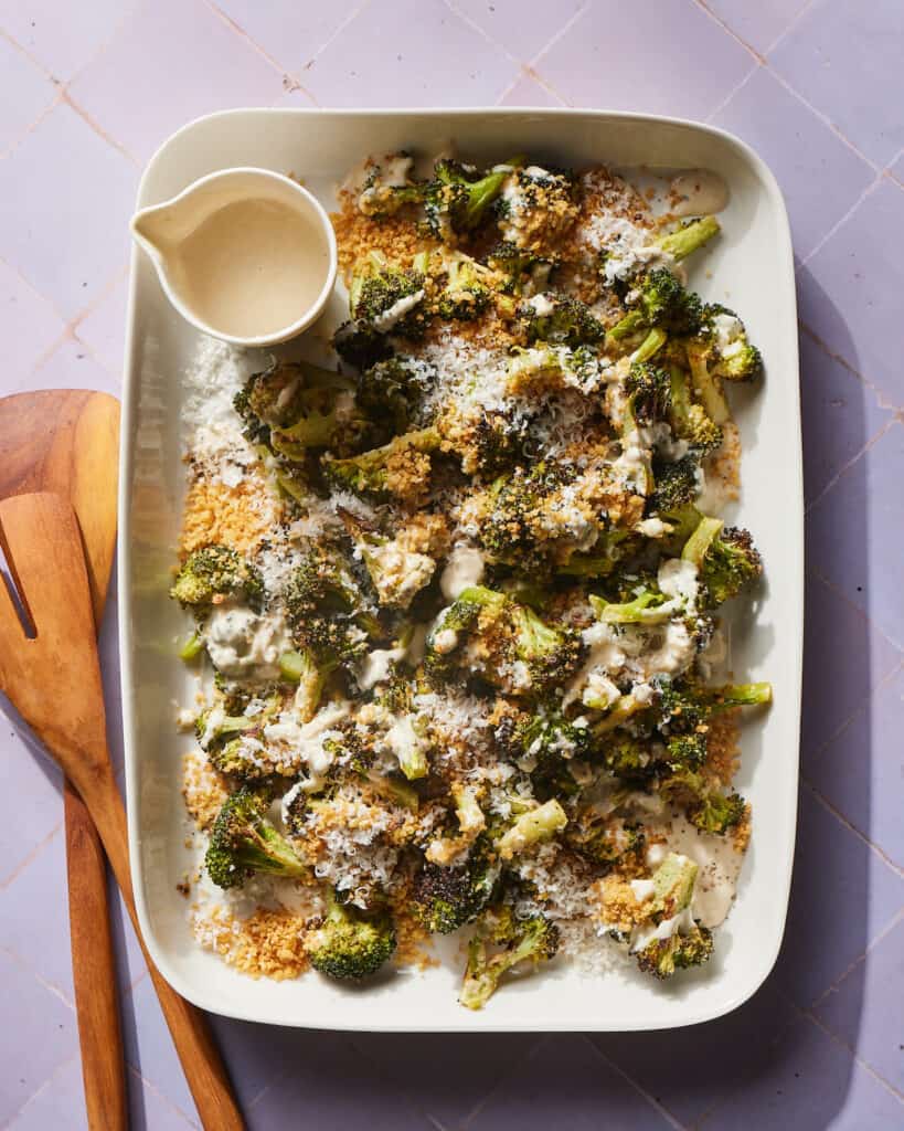 Caesar Roasted Broccoli - What's Gaby Cooking