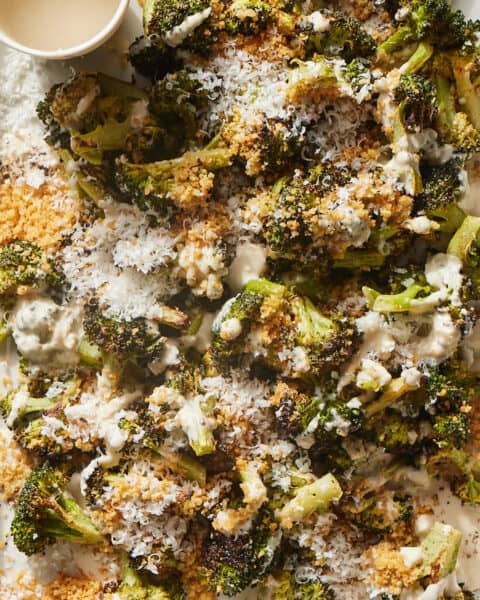 Caesar Roasted Broccoli - What's Gaby Cooking