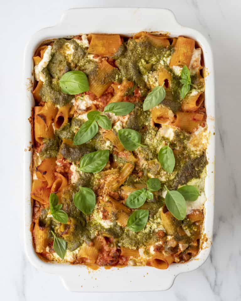 Baked Rigatoni Pasta With Sausage | The Perfect Italian Dish