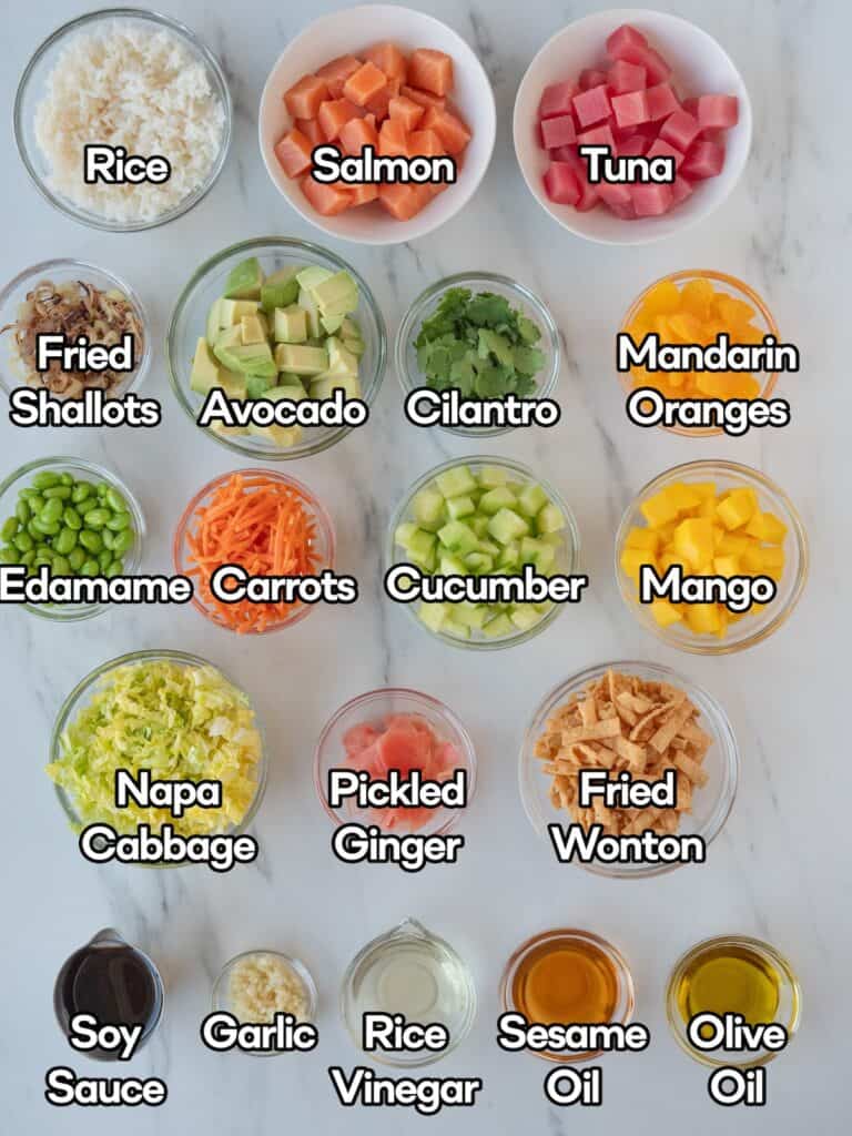 DIY Poke Bowls - What's Gaby Cooking