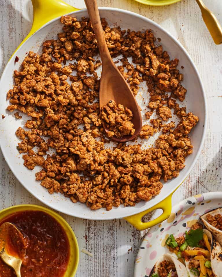 Ground Chicken Tacos Recipe (Easy 20-Minute Dinner) - What's Gaby Cooking