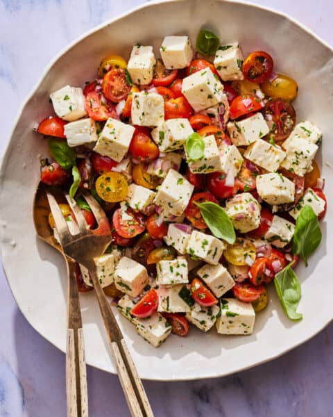 Tomato Feta Salad - What's Gaby Cooking