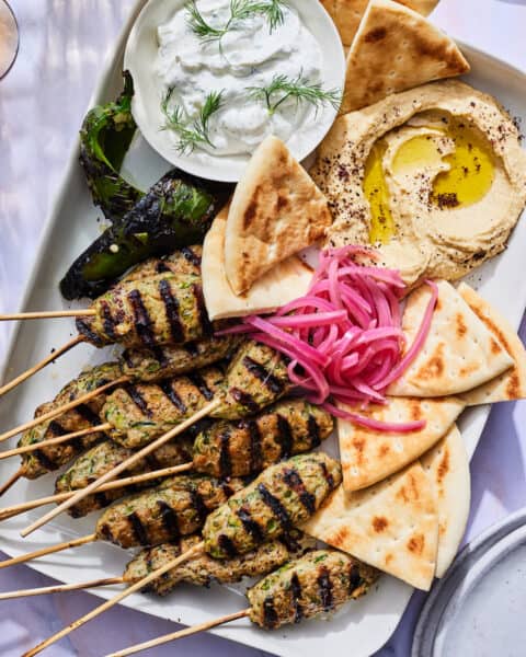 Chicken Kofta Kebabs - What's Gaby Cooking