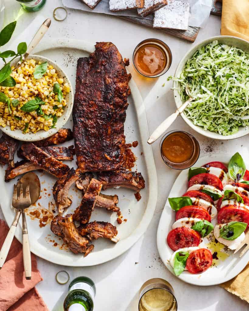 BBQ Ribs Party Menu - What's Gaby Cooking