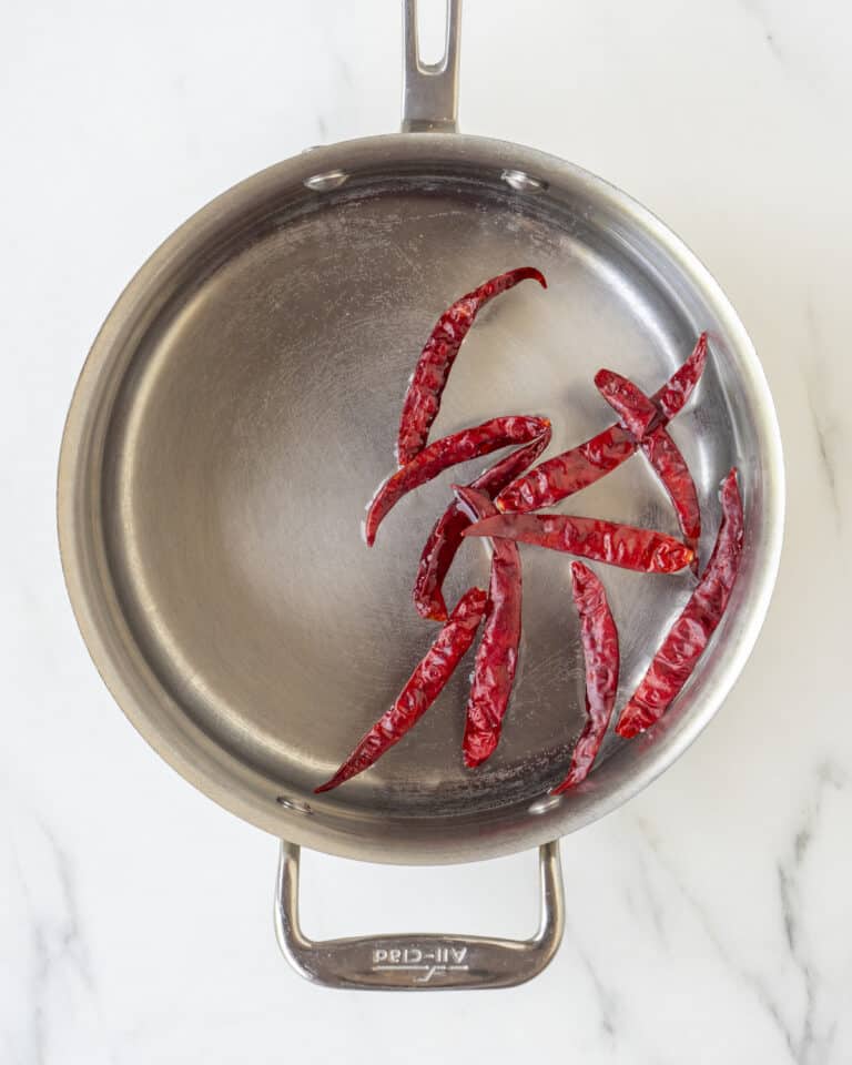The Most Delicious Traditional Arbol Chile Salsa - What's Gaby Cooking