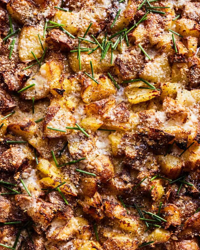 Cacio E Pepe Roasted Potatoes - What's Gaby Cooking