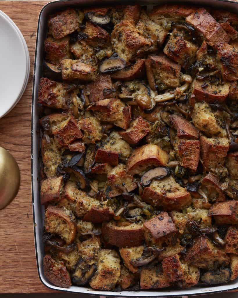 Wild Mushroom Stuffing // Stuffing Recipe 101 - What's Gaby Cooking