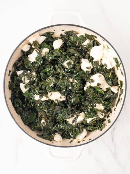 BEST EVER CREAMED KALE RECIPE | Super Delicious