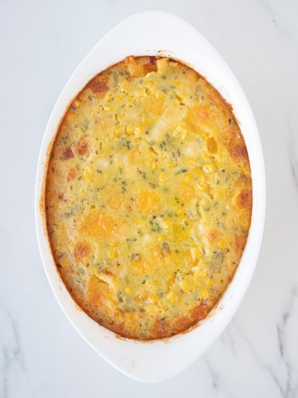 Corn Soufflé (Corn Pudding) - What's Gaby Cooking