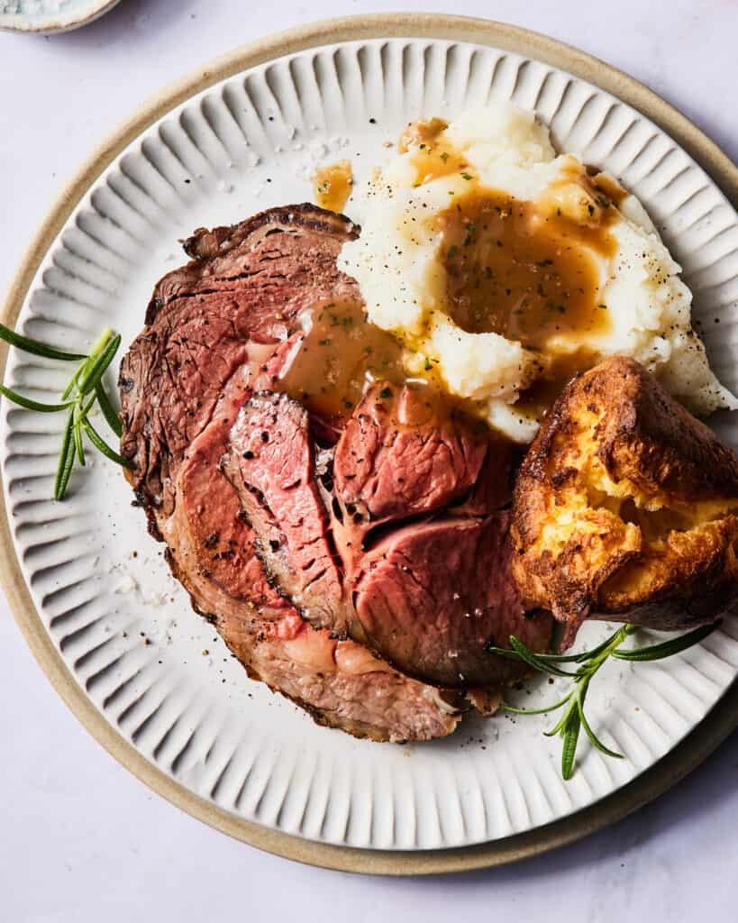 The Perfect Reverse Sear Prime Rib Recipe - What's Gaby Cooking
