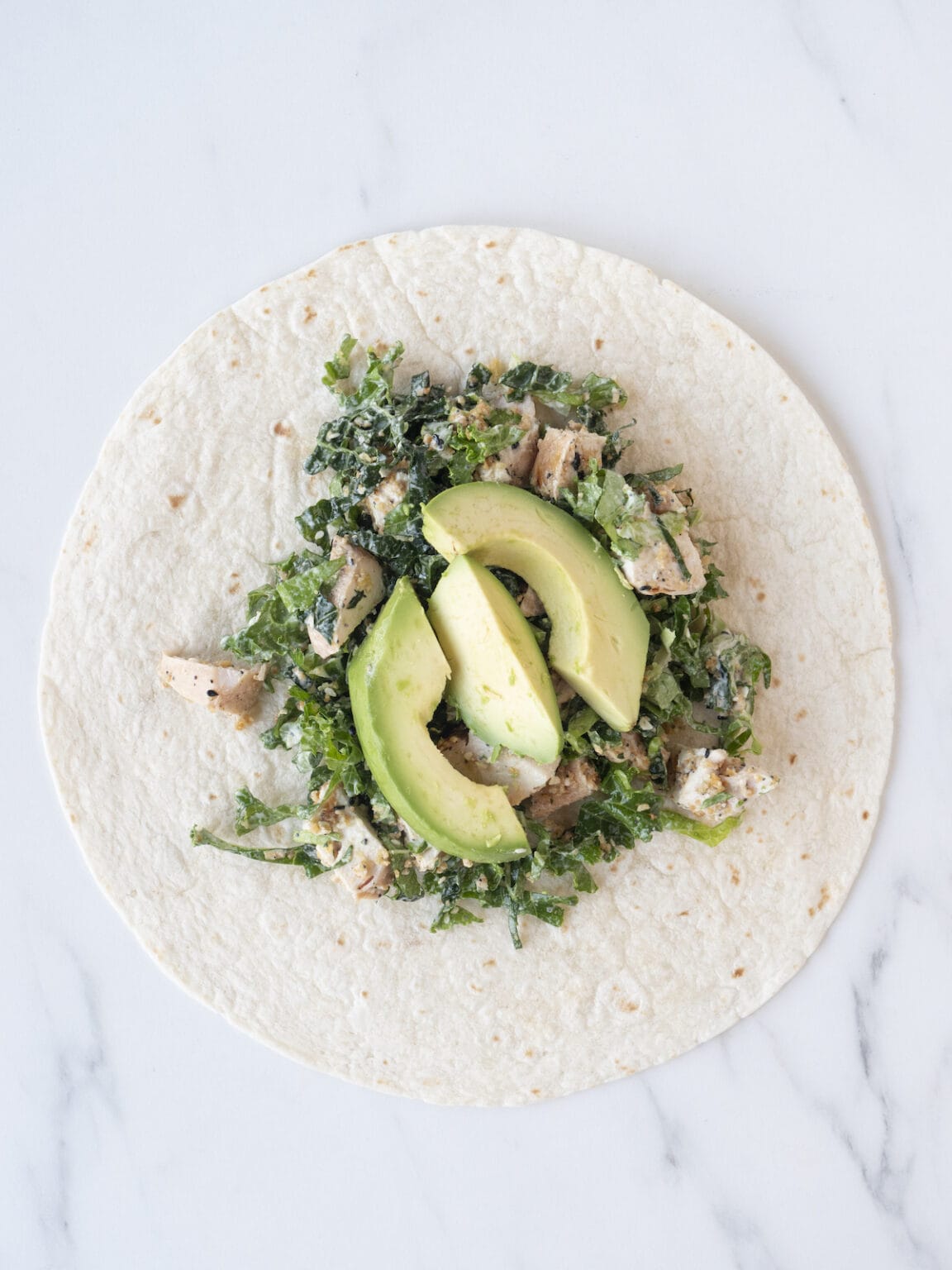 Chicken Caesar Wrap - What's Gaby Cooking