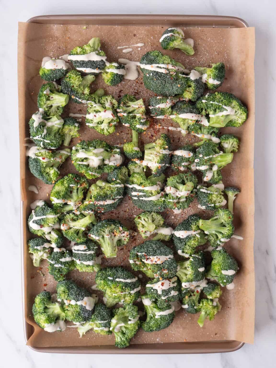 Caesar Roasted Broccoli - What's Gaby Cooking