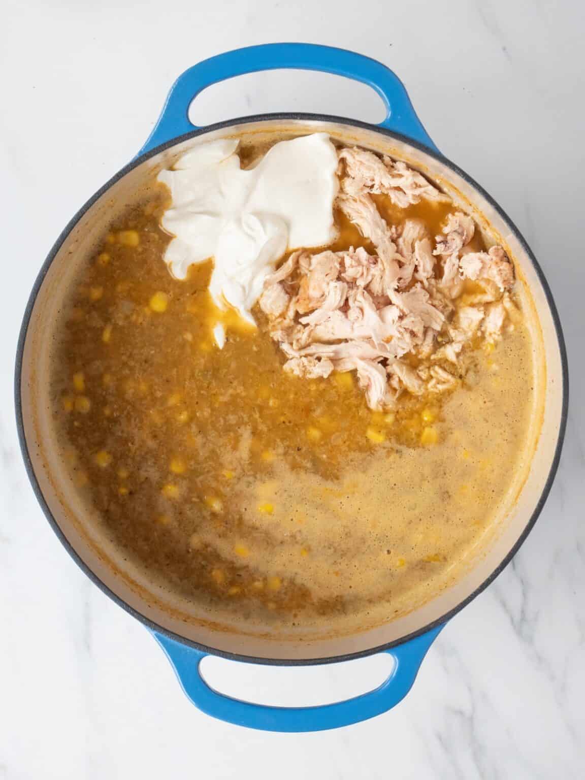 Easy Easy White Chicken Chili - What's Gaby Cooking