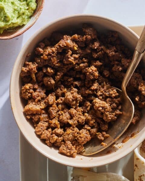 Crispy Ground Beef Tacos - What's Gaby Cooking