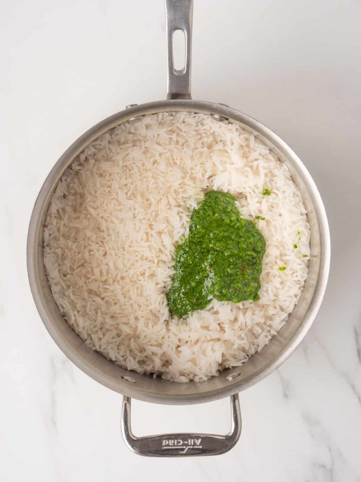 Cilantro Rice - What's Gaby Cooking