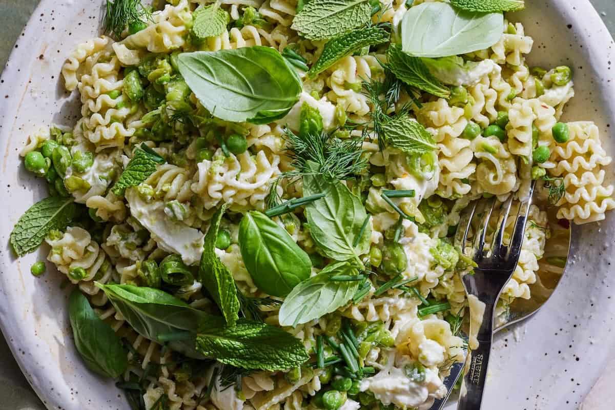Spring Pea Pasta - What's Gaby Cooking