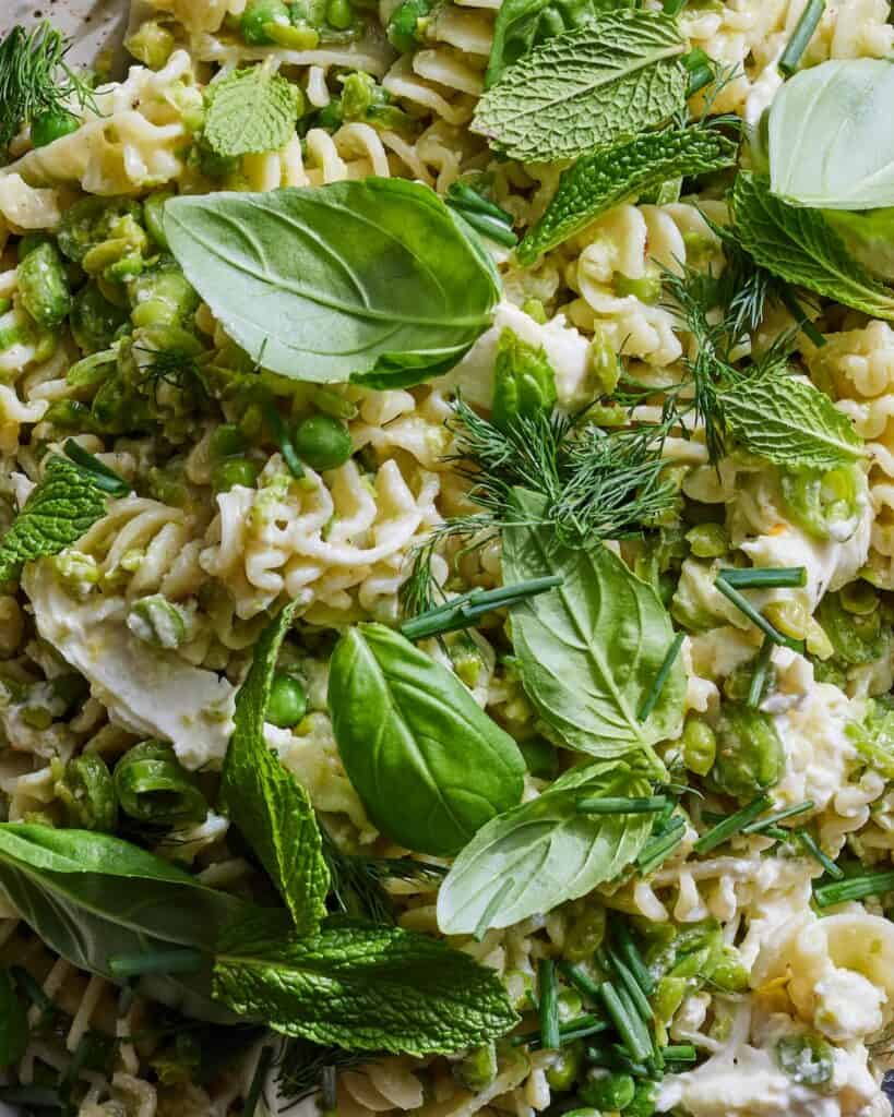 Spring Pea Pasta - What's Gaby Cooking