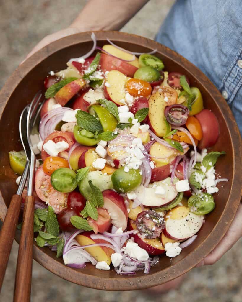 Summer Stone Fruit Salad - What's Gaby Cooking