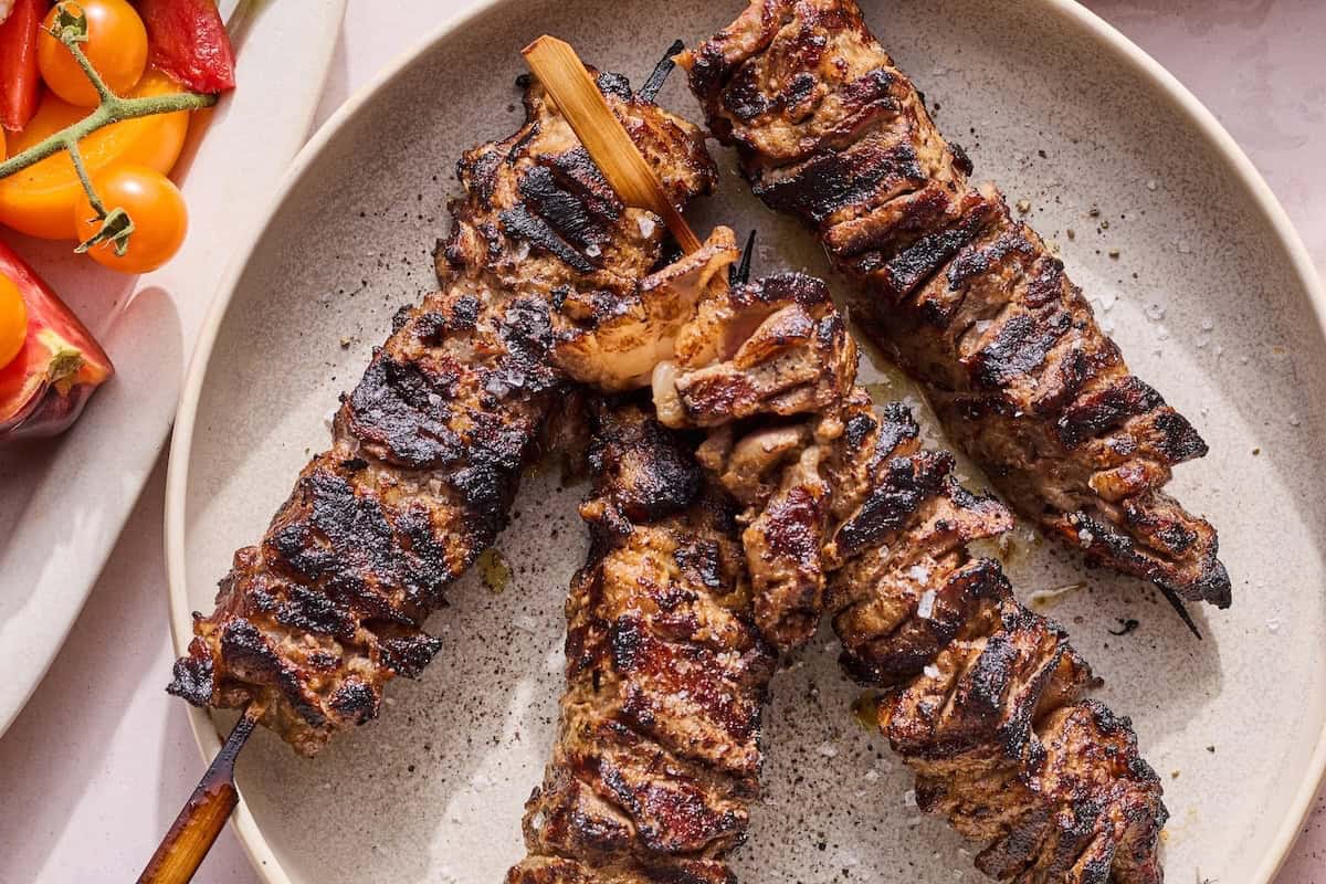 Balsamic Steak Skewers - What's Gaby Cooking